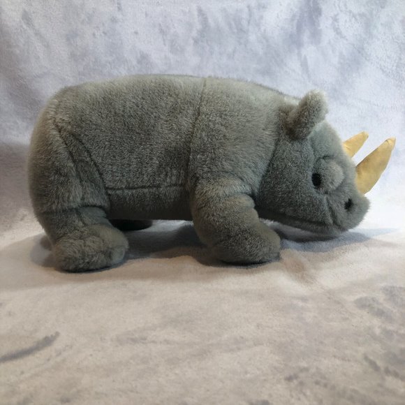 Fiesta | Toys | Vintage Fiesta Toys Gray Rhino Plush 9 Standing Stuffed ...